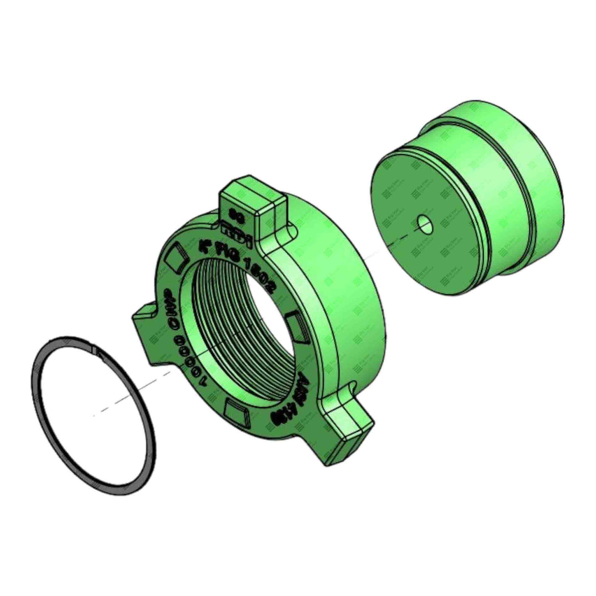 Blanking Cap, 4" 1502 M, 1/2" NPT Tap, 10000 psi, Sour Service – Big ...