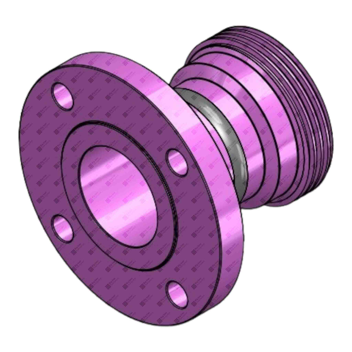Flange Adapter, 3" 150# RF x 3" 206 F, BW, 285 psi, Sour Service – Big ...