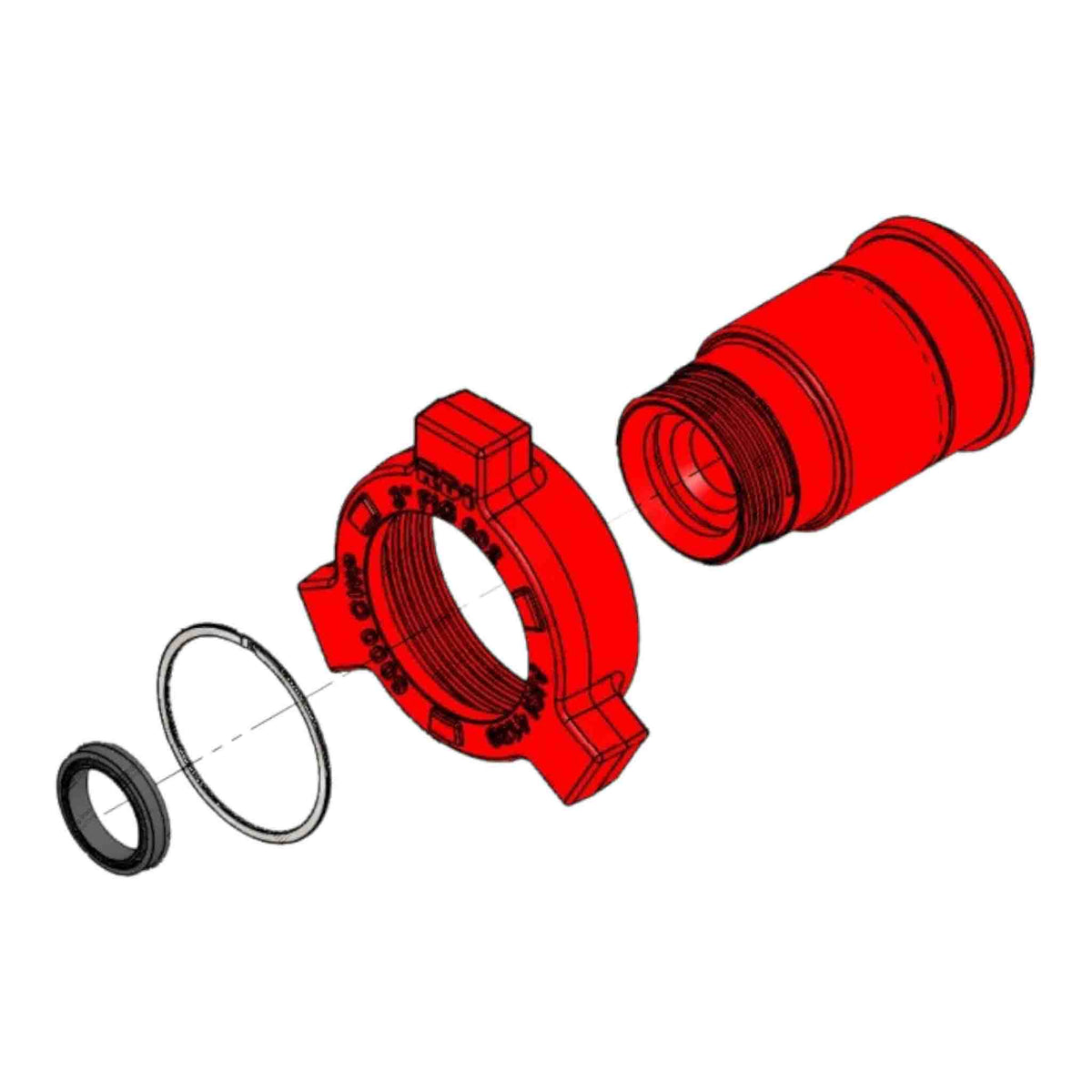 Crossover Union, 3" 602 M x 2" 602 F, 6000 psi, Sour Service – Big Iron ...