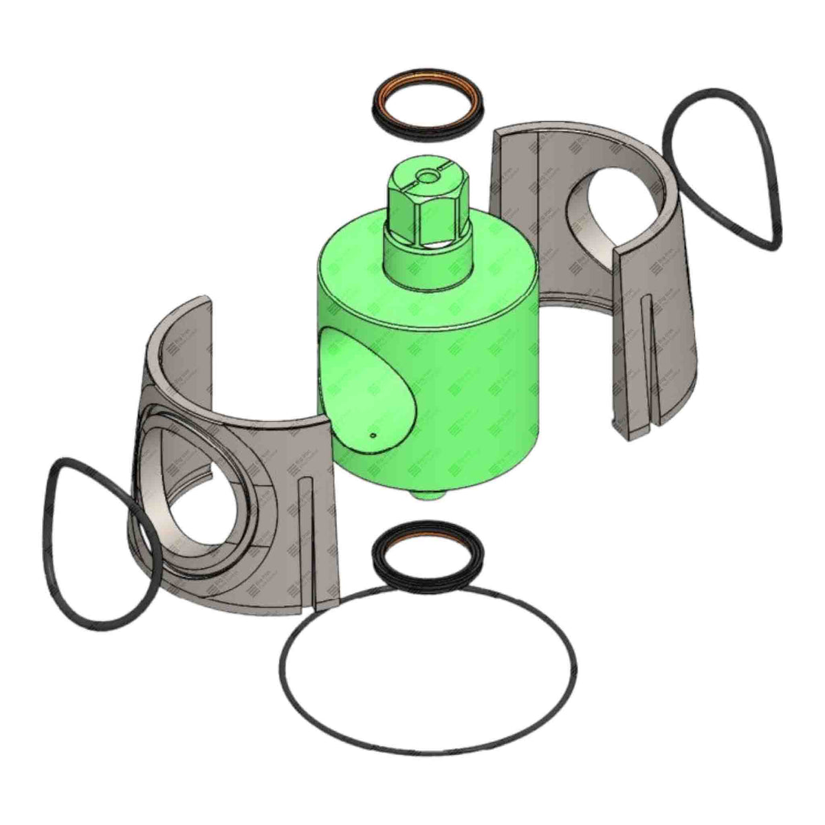 Plug Valve Repair Kit, Major, RDI LT, 3” 1502, Sour Service – Big Iron ...