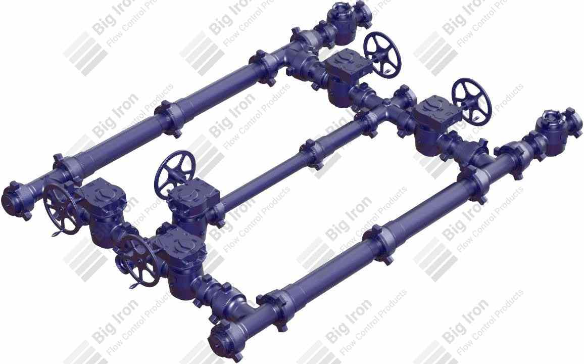 Dual Barrel Debris Catcher 4” Fig 1502 X 3” Fig 1502 W/ 2.625” X 88” S ...