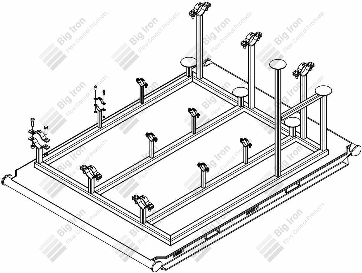 Skid, Multi Well Manifold, 3x Well Multi Well Manifold – Big Iron Flow ...